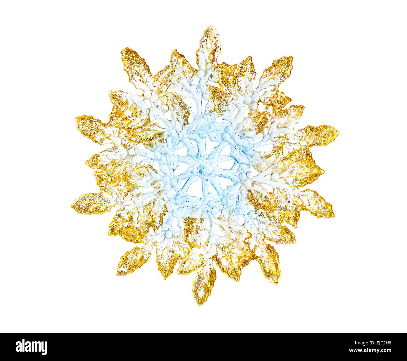 Snowflake gold transparent background Cut Out Stock Images & Pictures ...