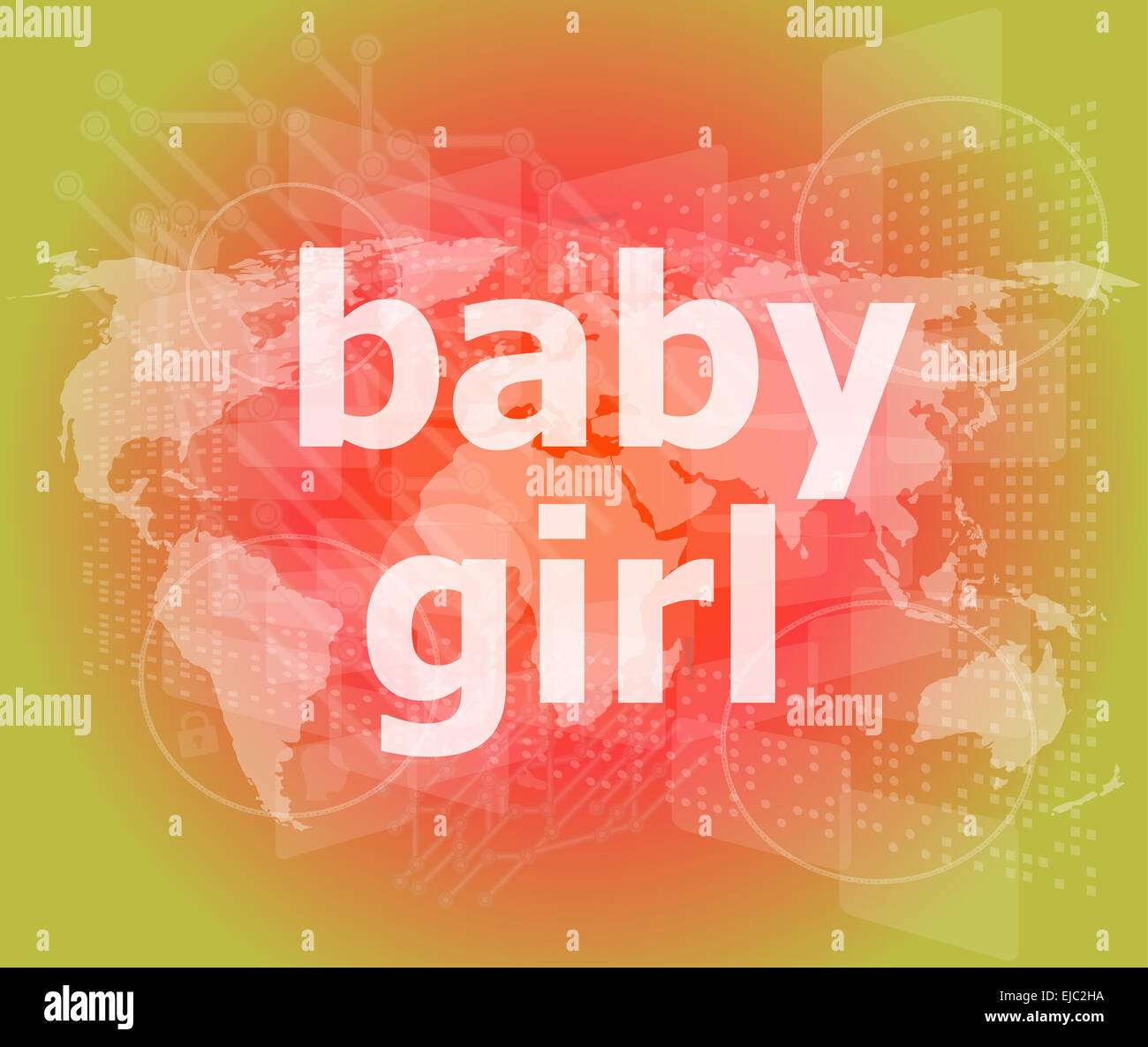 unique gifts text on digital touch screen - holiday concept Stock Photo ...