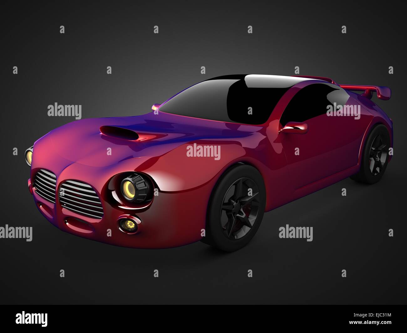 luxury brandless sport car Stock Photo - Alamy