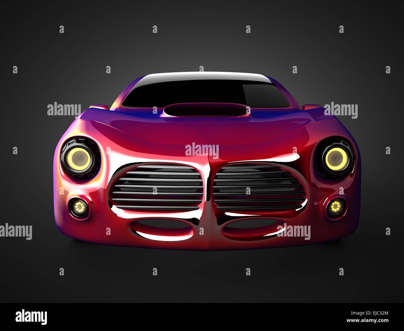 luxury brandless sport car Stock Photo - Alamy