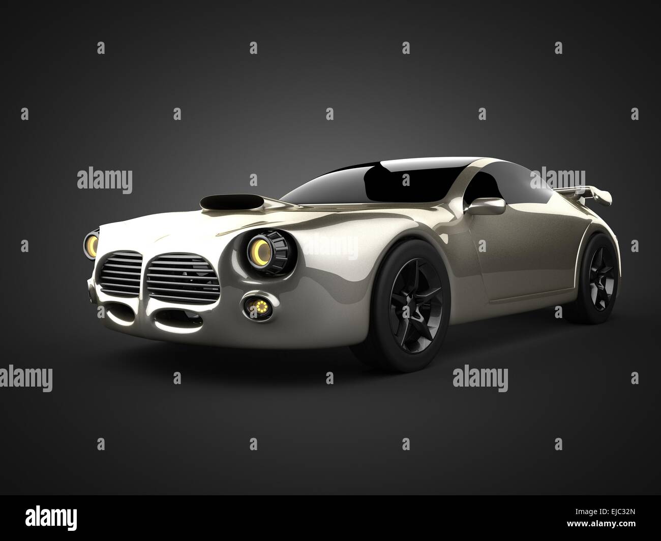 luxury brandless sport car Stock Photo - Alamy