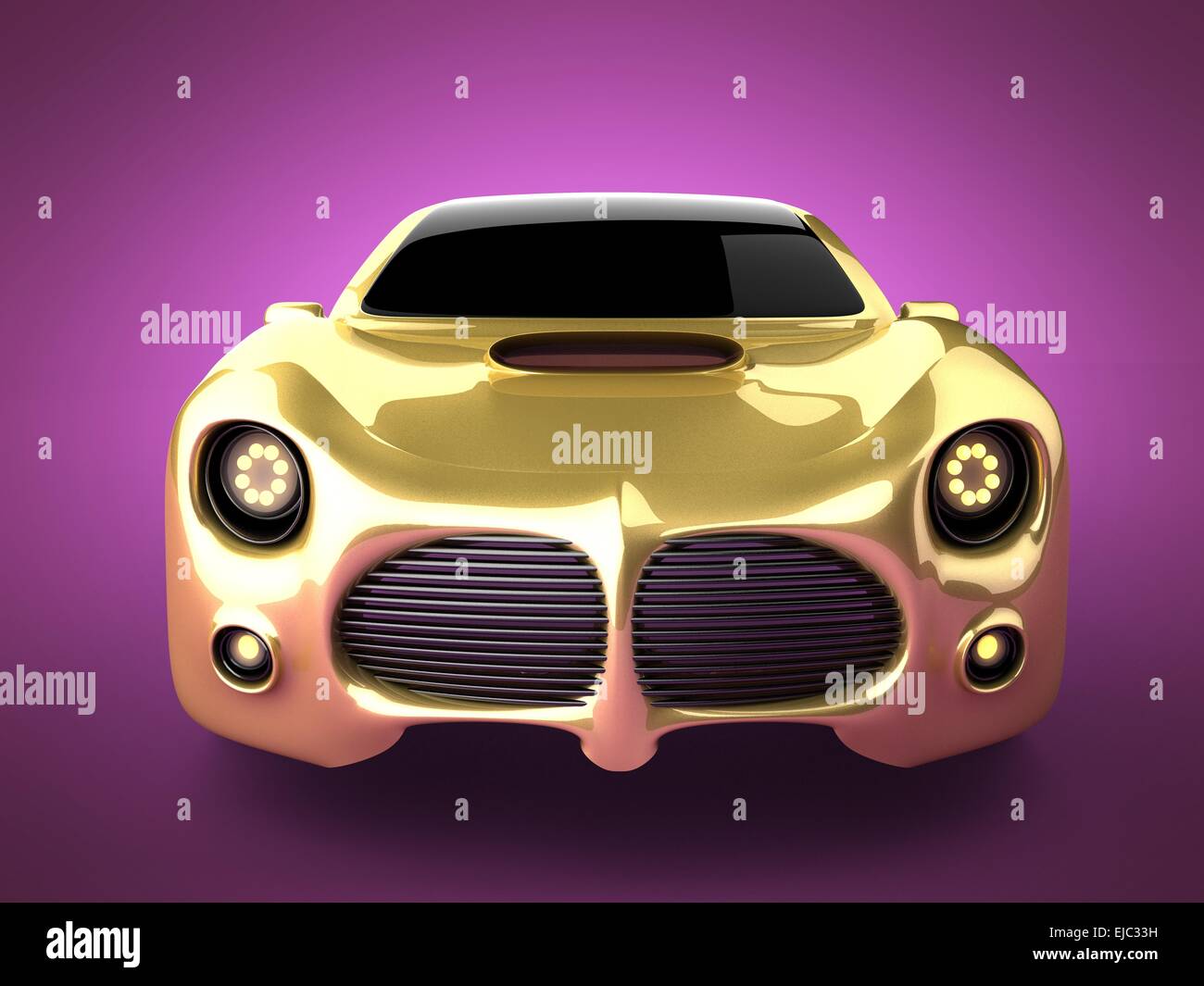 luxury brandless sport car Stock Photo - Alamy