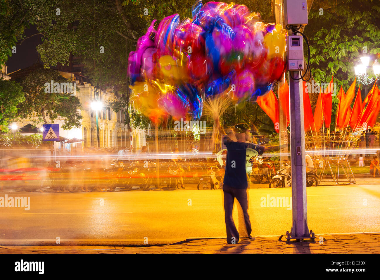 Lots of balloons background in many colors Stock Photo - Alamy