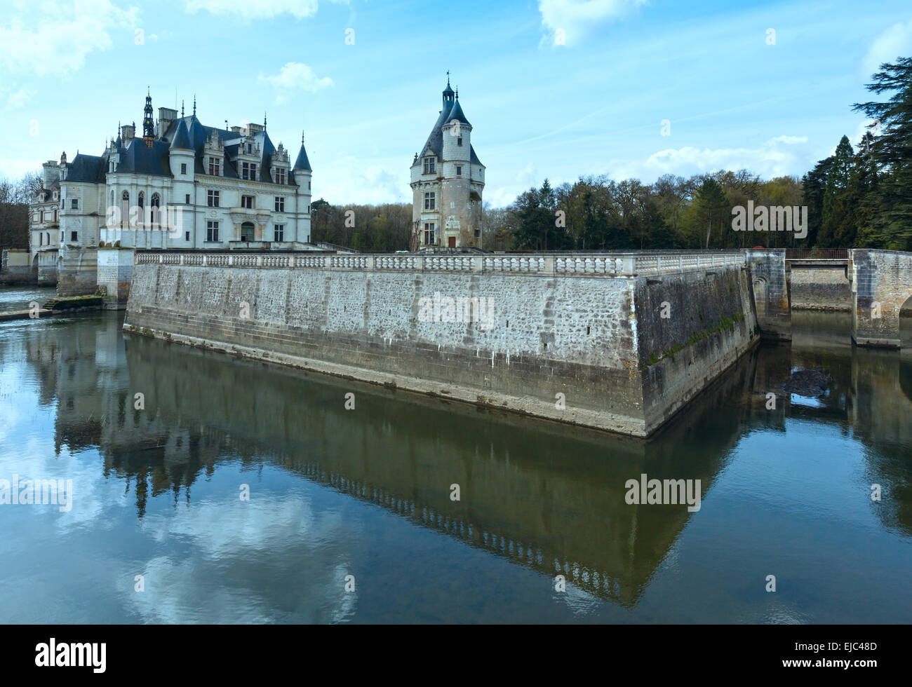Chateau Chenonceau or Ladies Castle (France Stock Photo - Alamy