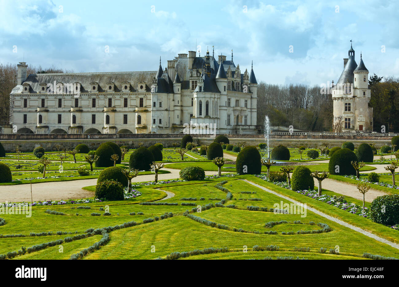 Chateau Chenonceau or Ladies Castle (France Stock Photo - Alamy