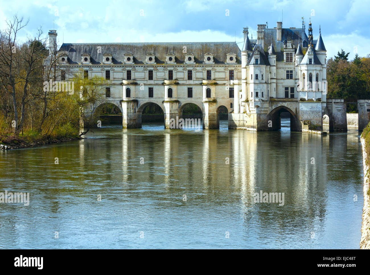 Chateau Chenonceau or Ladies Castle (France Stock Photo - Alamy
