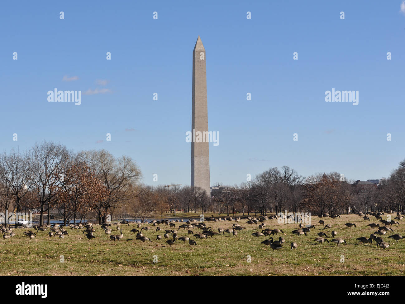 George washington statue in winter hi-res stock photography and images ...