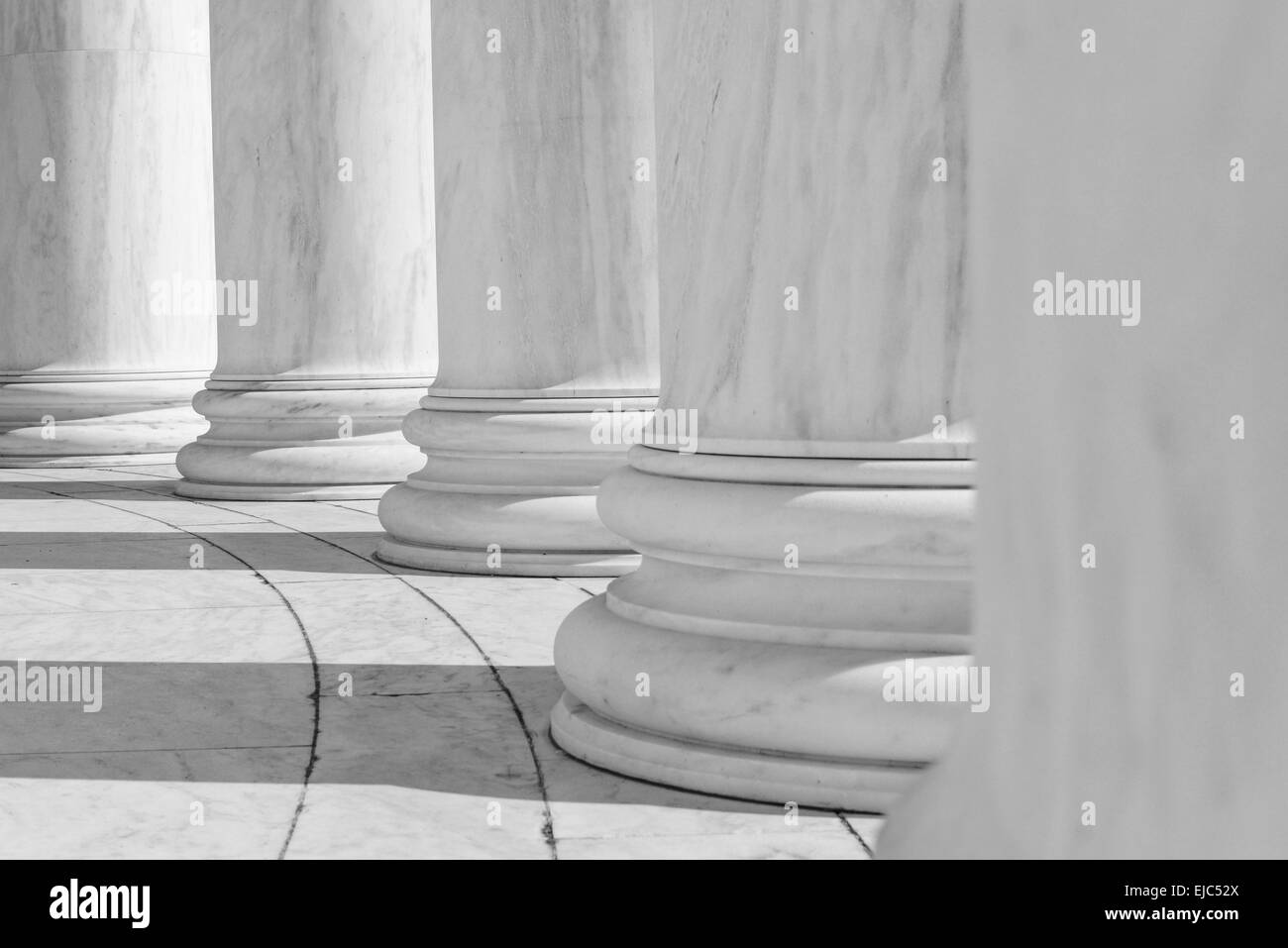 Pillars in a Row Stock Photo - Alamy