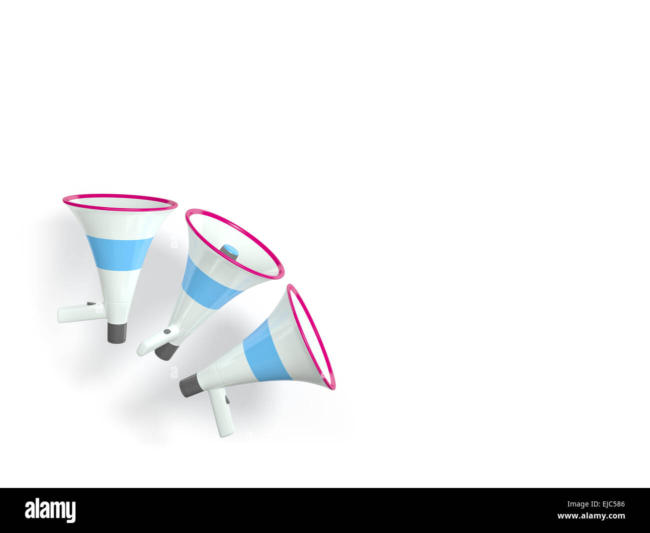 Very loud megaphones hi-res stock photography and images - Alamy