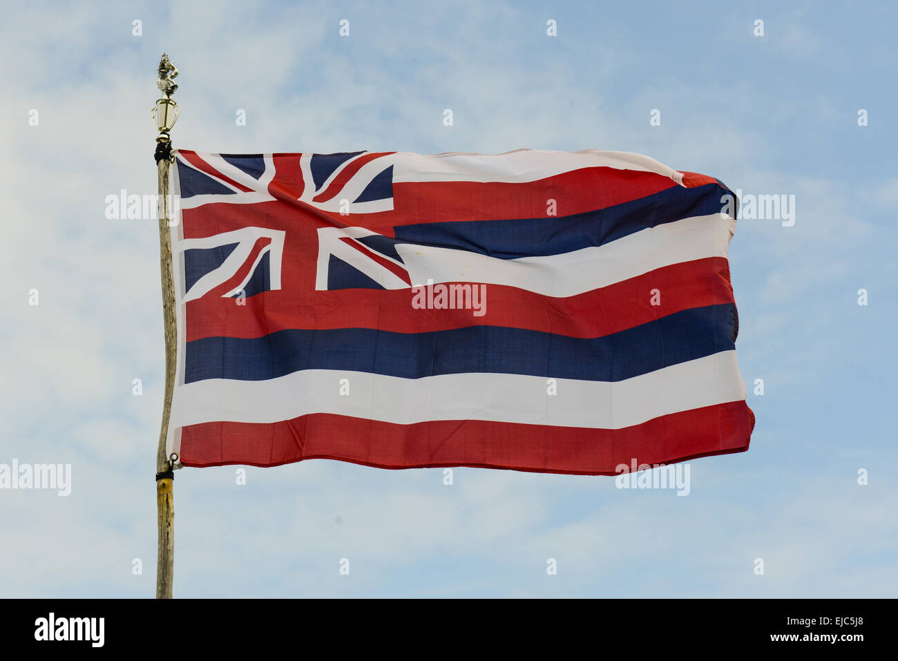 Hawaii State Flag Stock Photo - Alamy