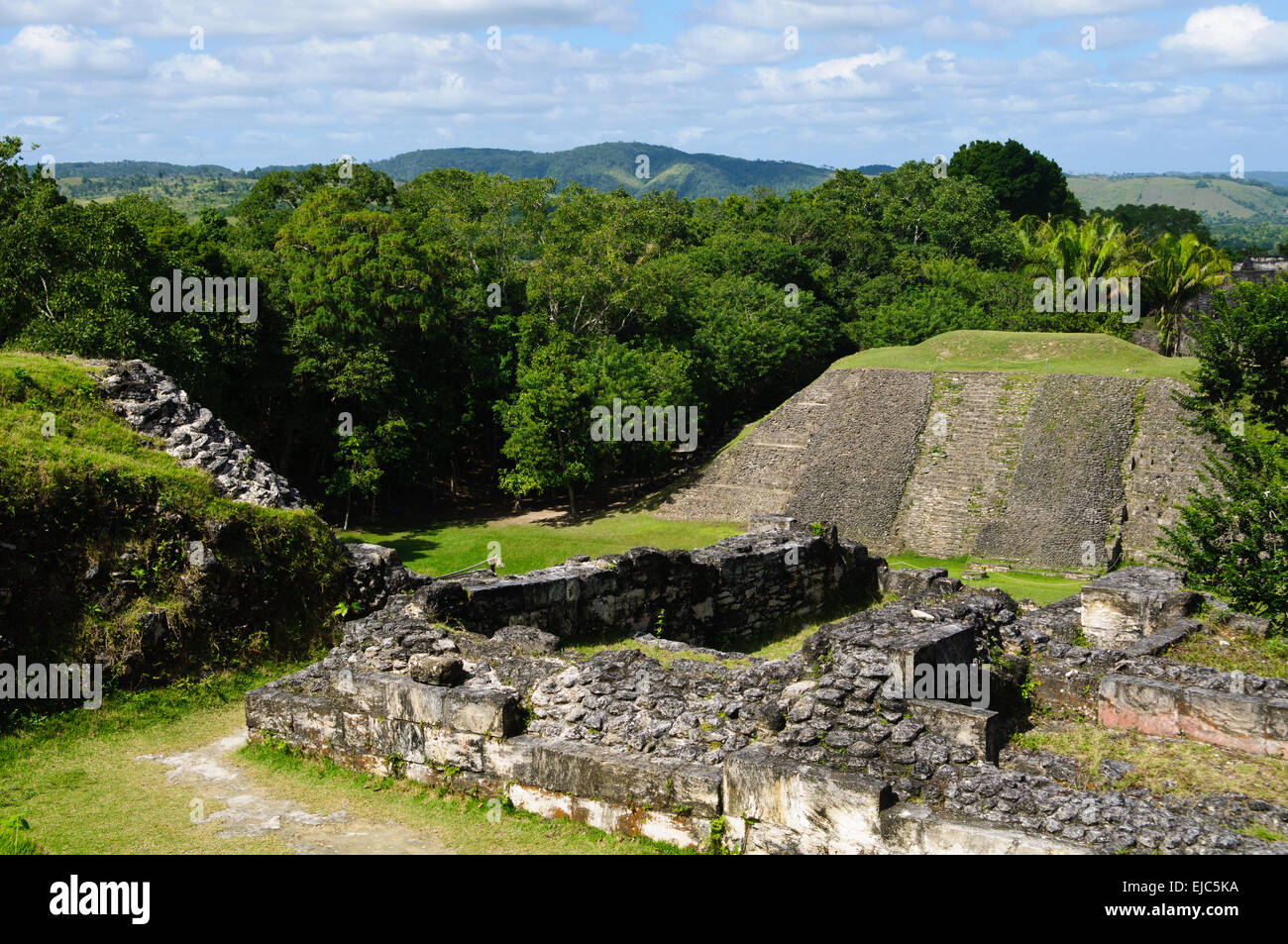 Xunantunich Mayan Ruin in Belize Stock Photo - Alamy