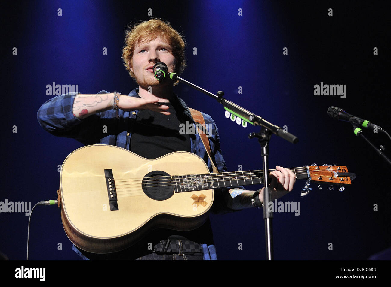 Ed Sheeran performs at the Air Canada Centre. Featuring: Ed Sheeran ...