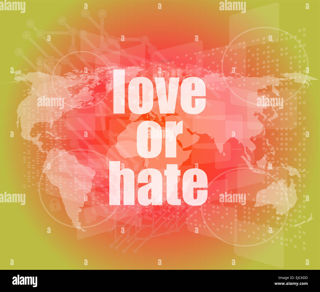 Love hate button hi-res stock photography and images - Alamy