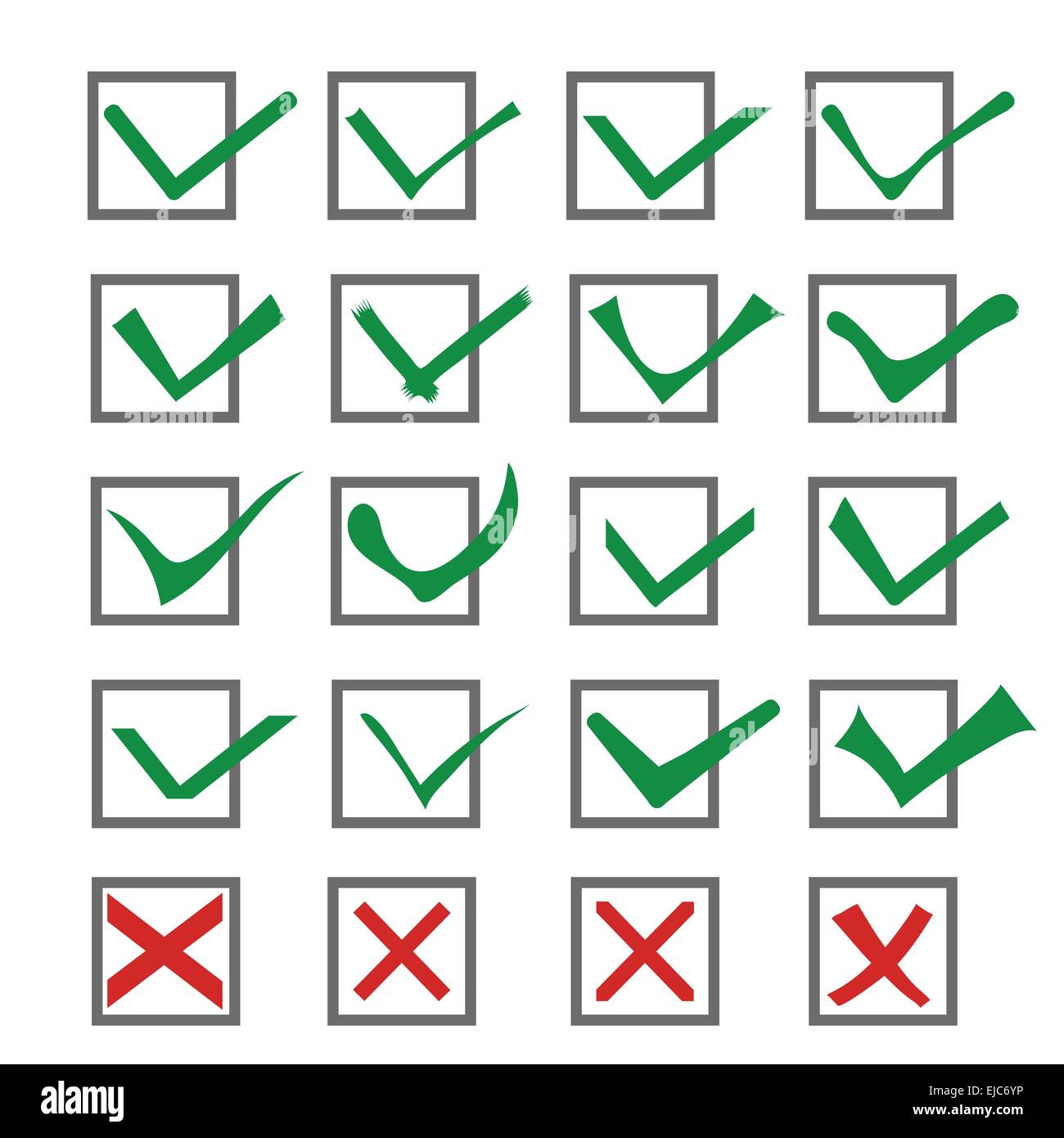 Check marks hi-res stock photography and images - Alamy