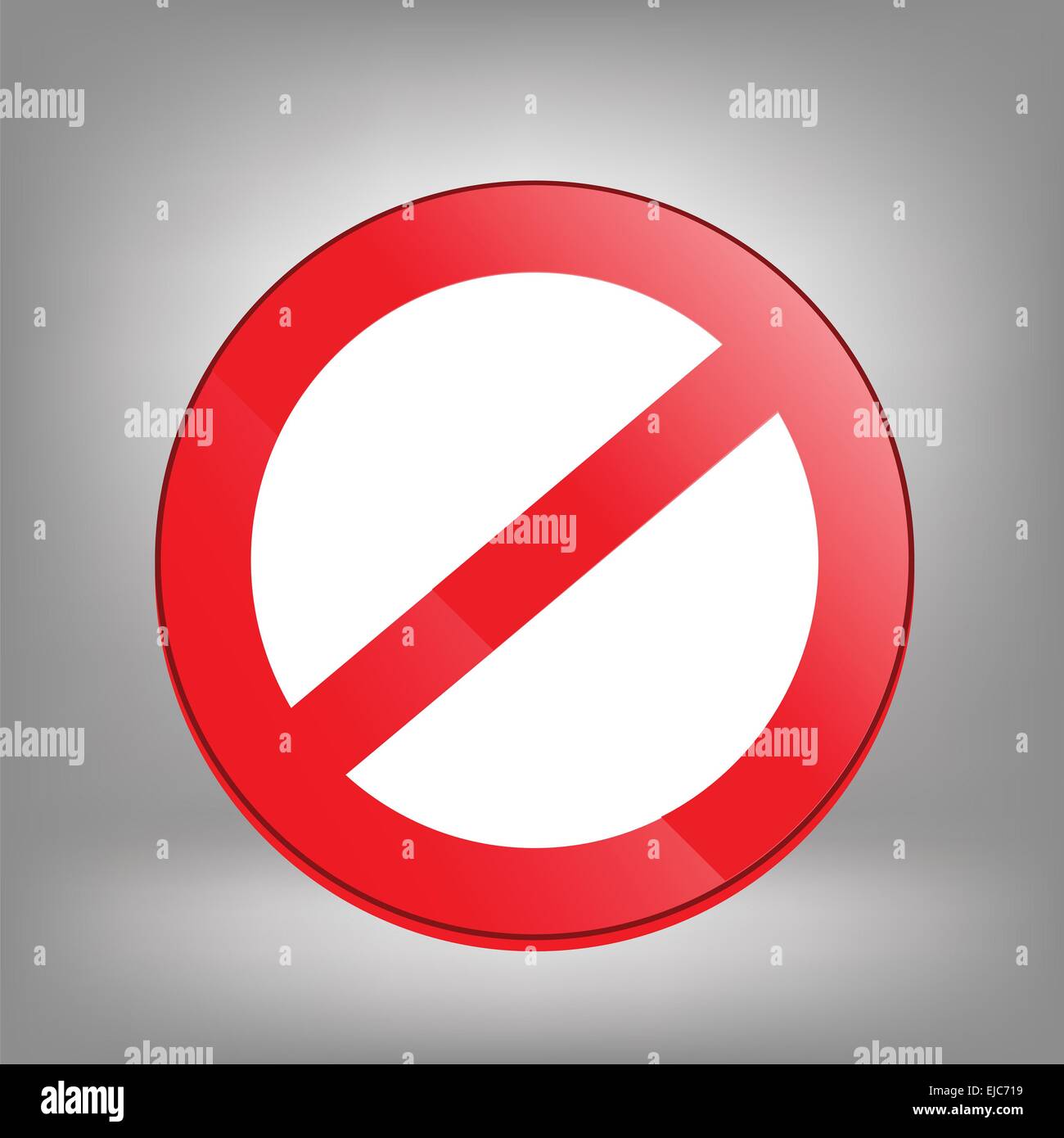 Not Allowed Sign Stock Photo - Alamy