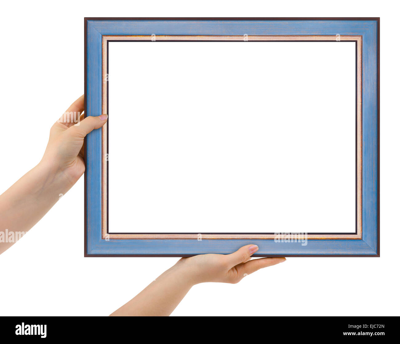 Frame in hands Stock Photo - Alamy