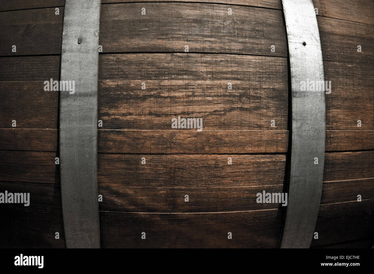 Oak Wine Barrel Close Up Stock Photo - Alamy