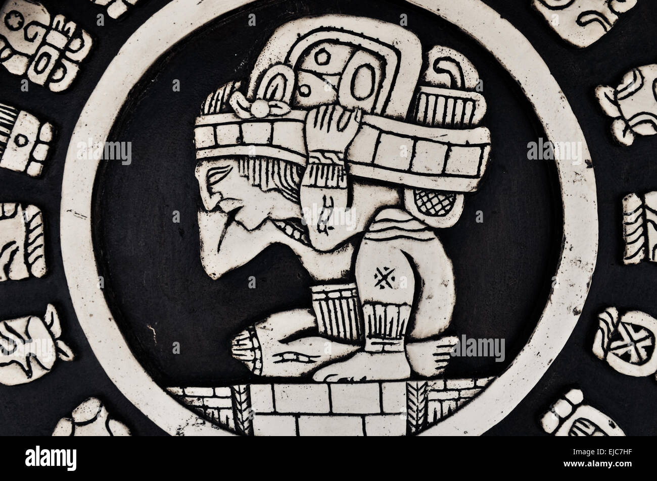 Mayan Warrior Drawing