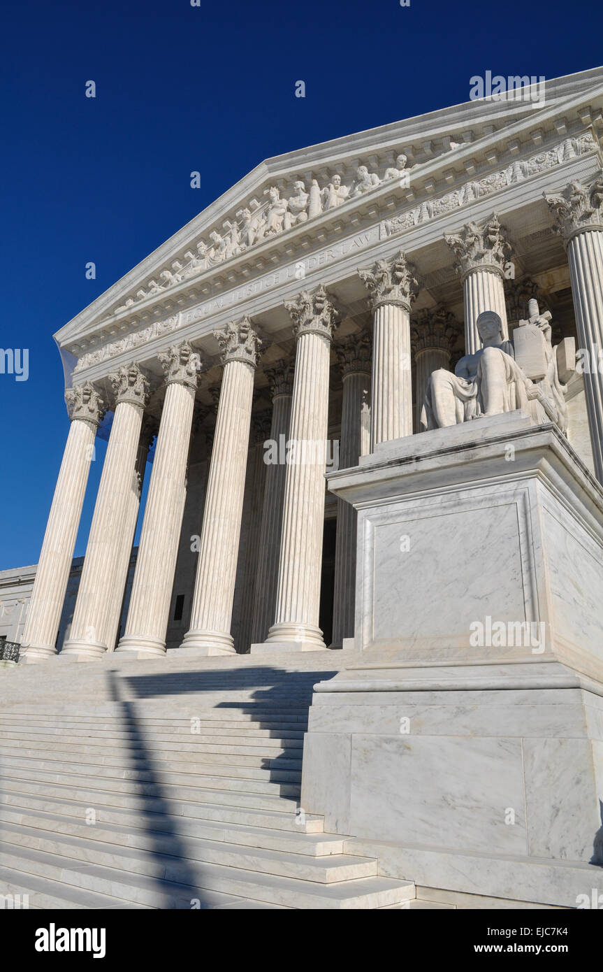 United States Supreme Court in Washington DC Stock Photo - Alamy