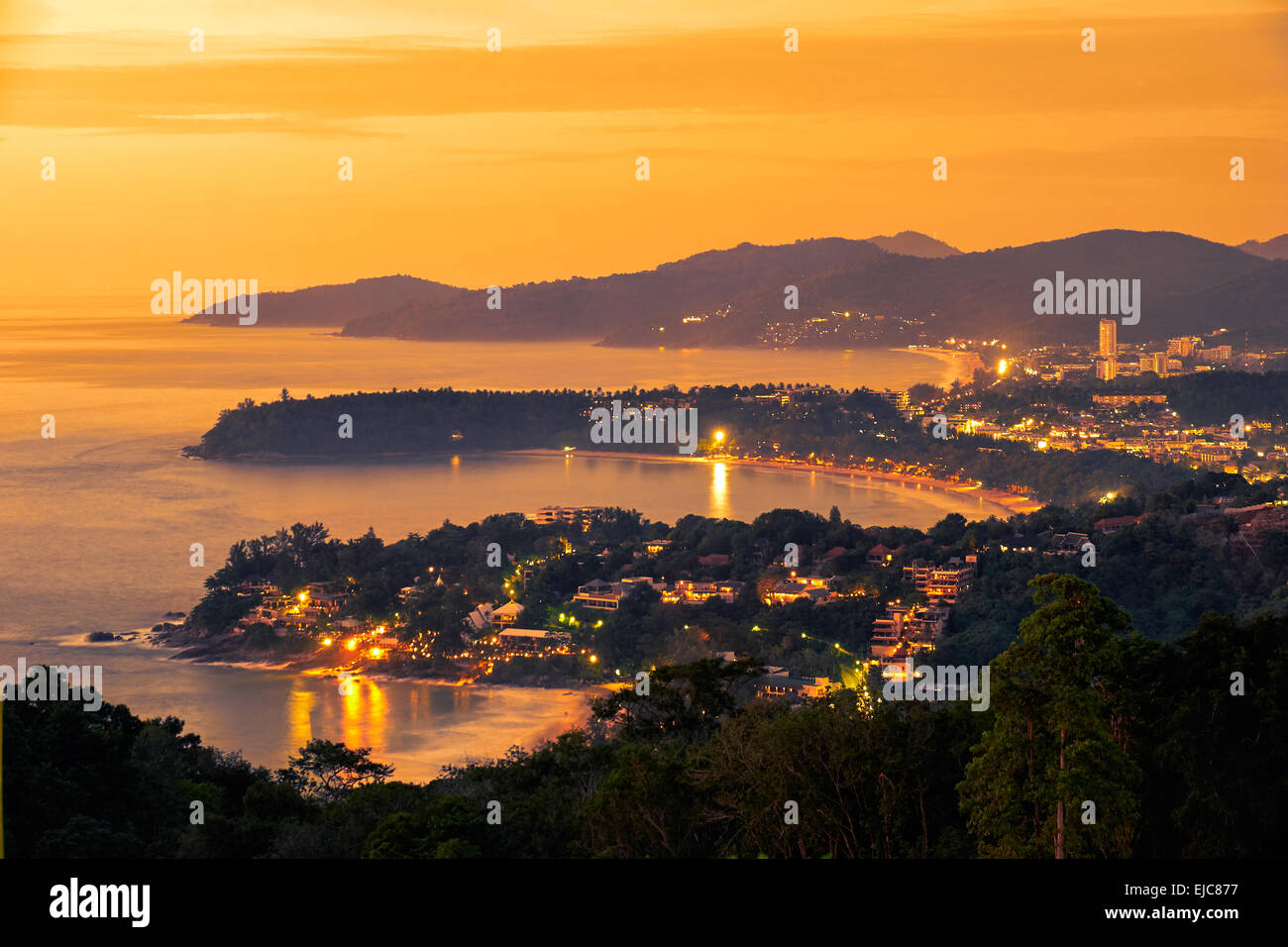 Phuket island summer sunset beach hi-res stock photography and images ...