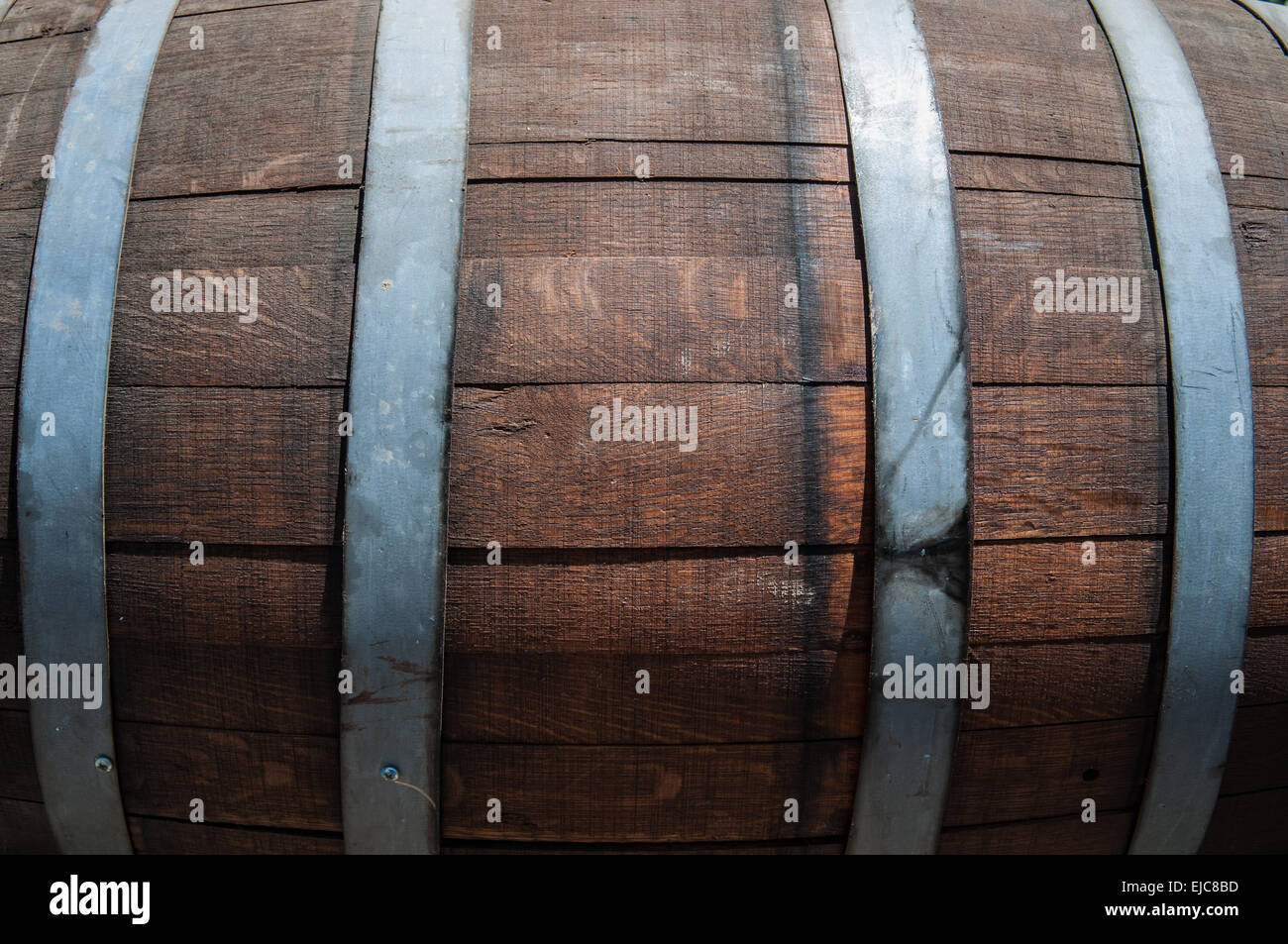 Wine Barrel in Cellar Stock Photo - Alamy