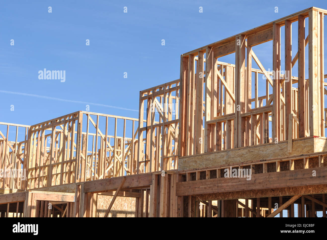 New Home Under Construction Stock Photo - Alamy