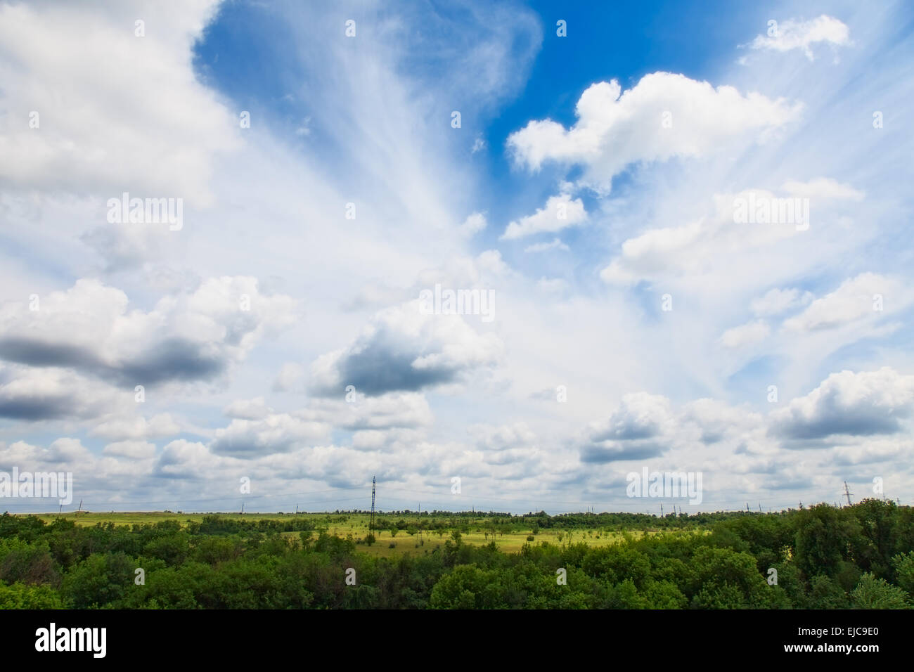 Powerline landscape hi-res stock photography and images - Alamy