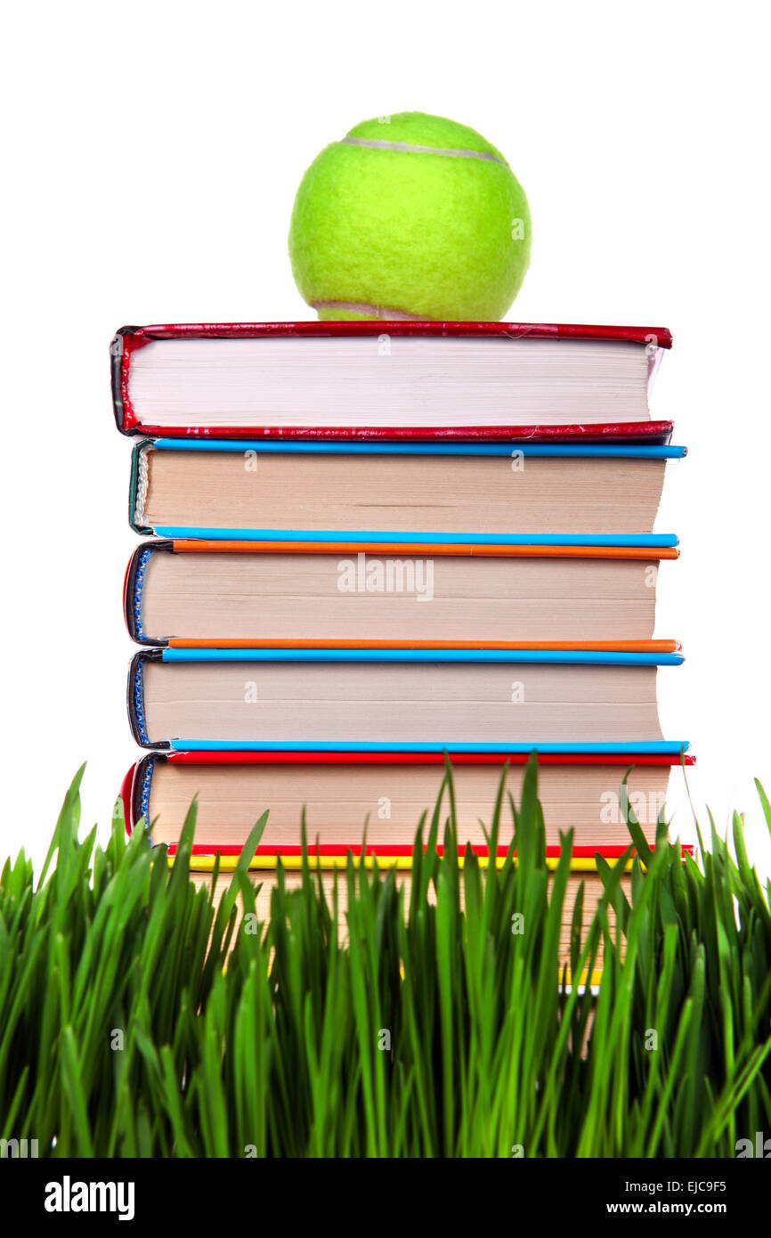 Books on grass hi-res stock photography and images - Alamy