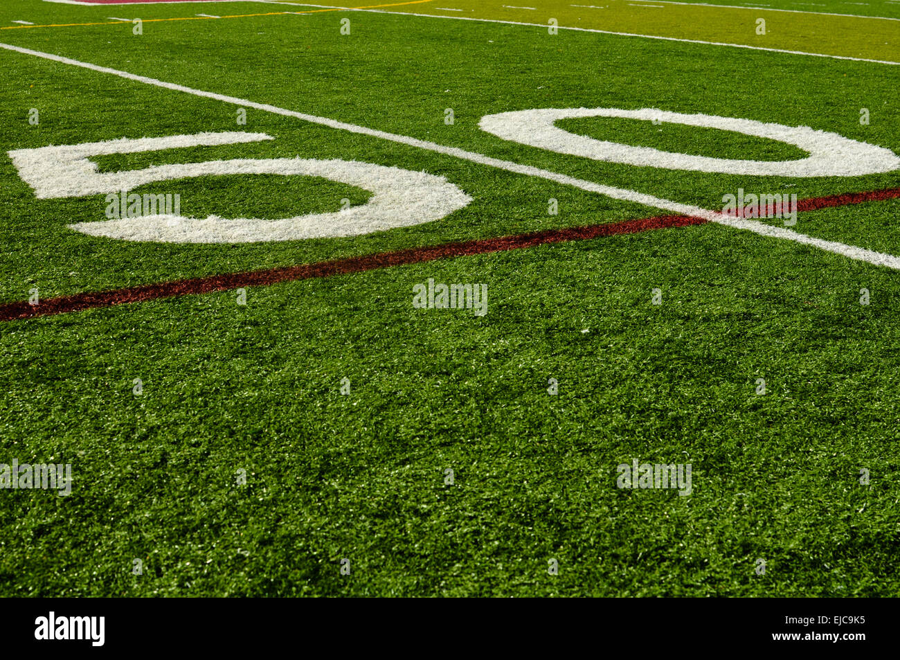 Fifty Yard Line Stock Photo - Alamy