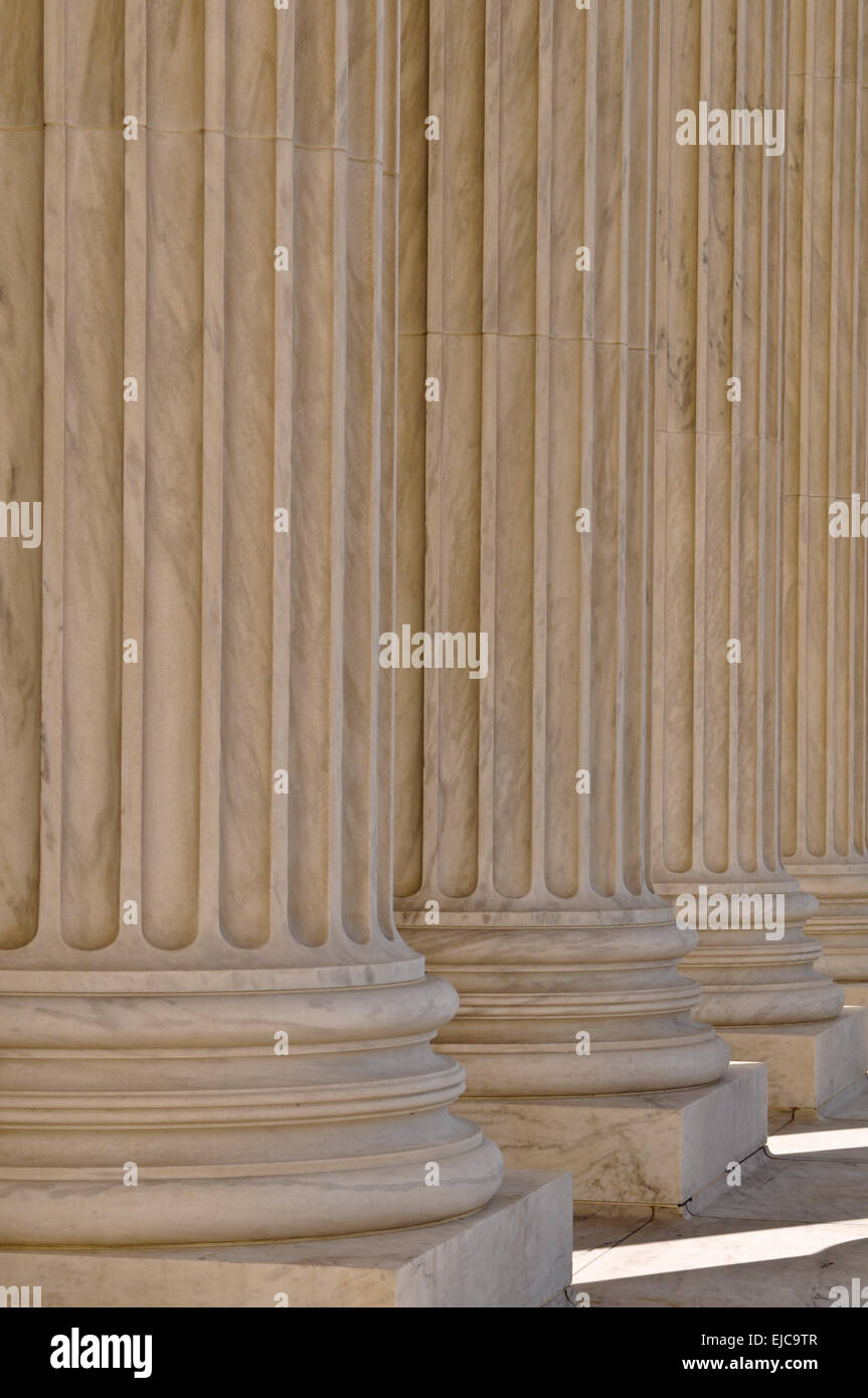 Pillars of Law and Justice US Supreme Court Stock Photo - Alamy