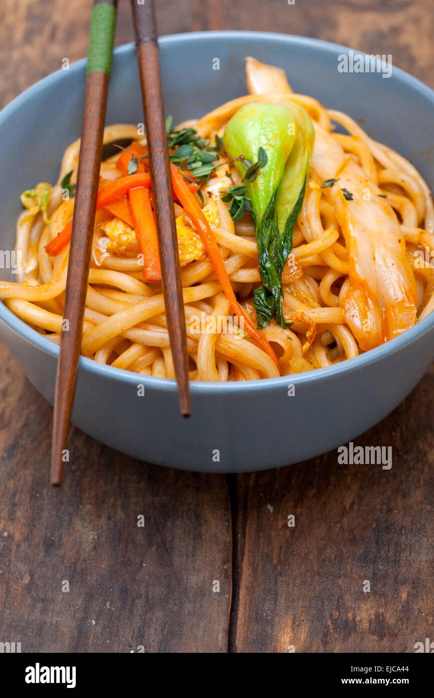 hand pulled ramen noodles Stock Photo - Alamy