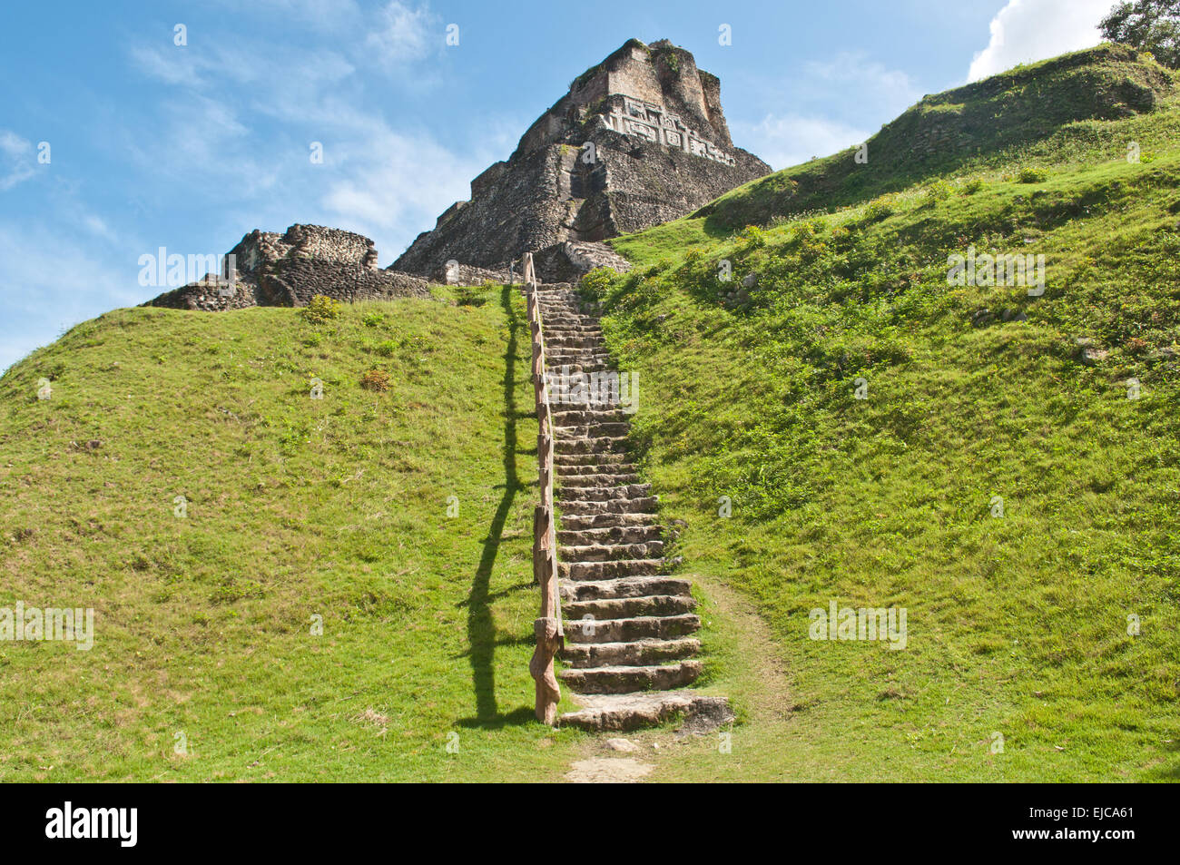 Mayan Ruin - Xunantunich in Belize Stock Photo - Alamy