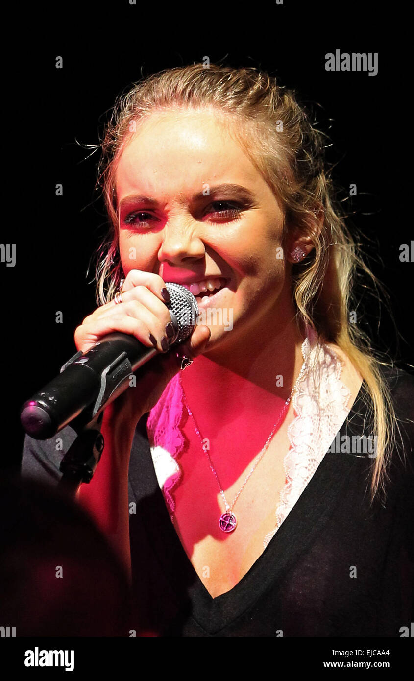 Danielle Bradbery performs at Revolver Saloon inside Santa Fe Station ...