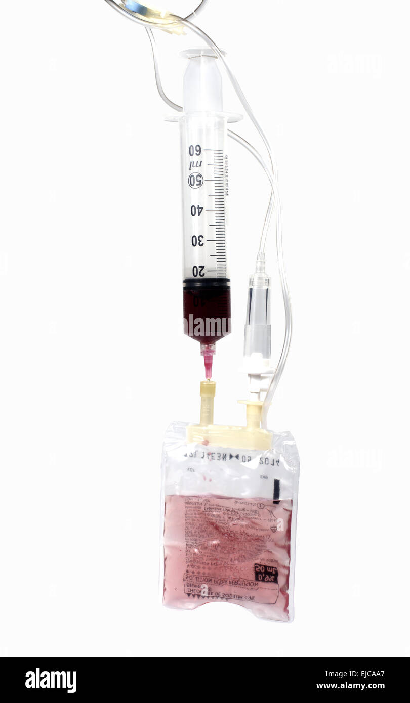 big medical syringe Stock Photo - Alamy