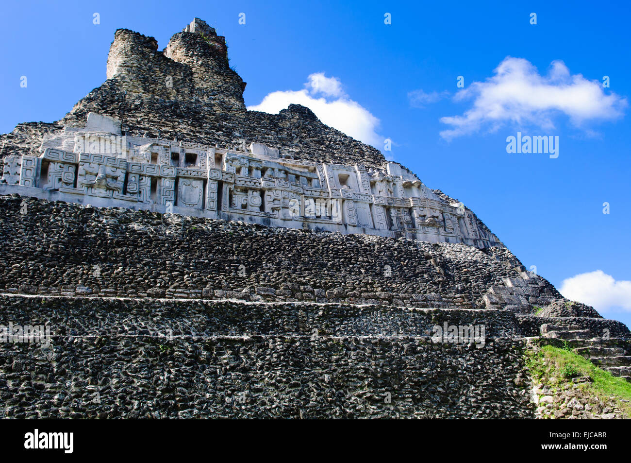 Xunantunich Ancient Mayan Ruin in Belize Stock Photo - Alamy