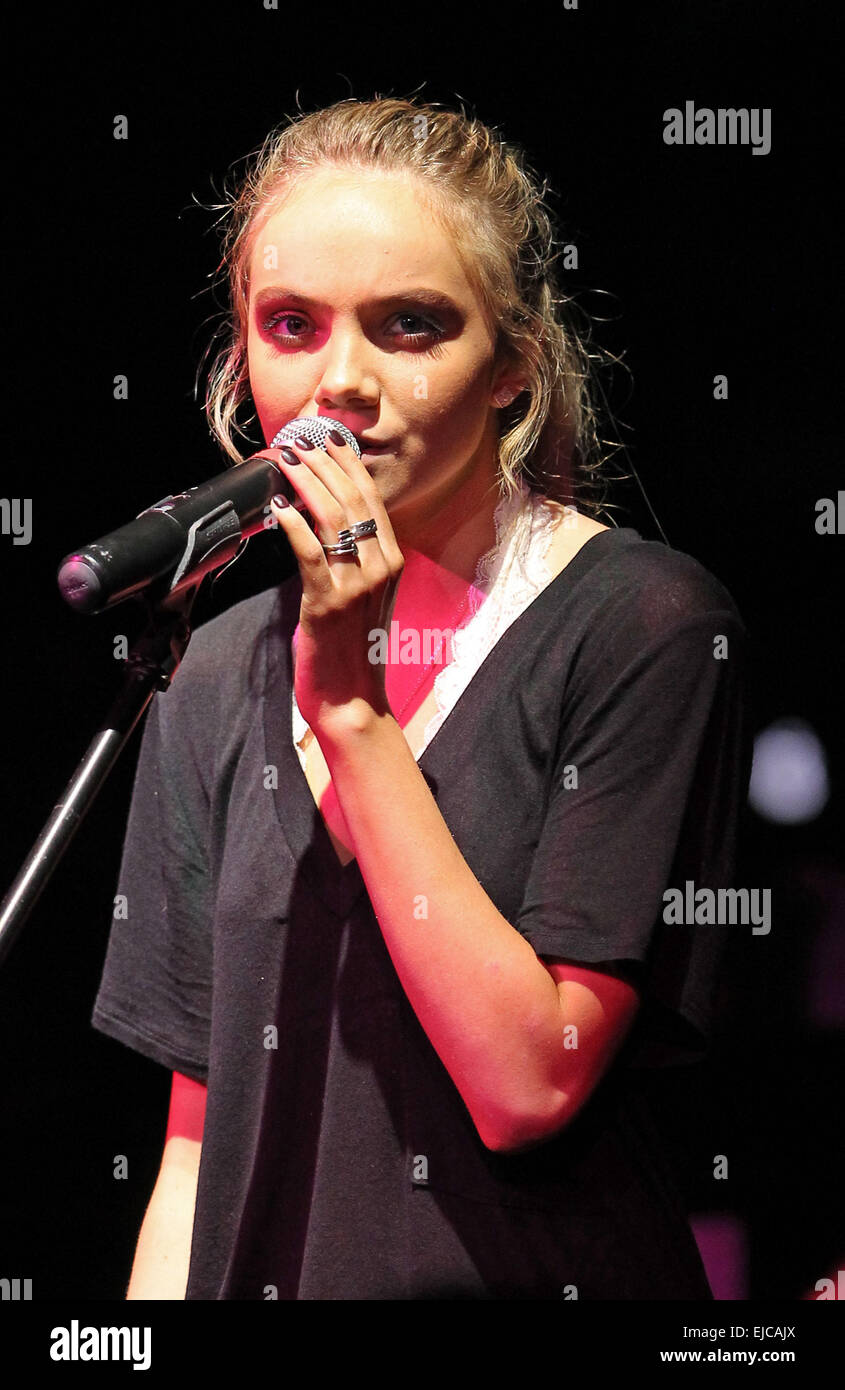 Danielle Bradbery performs at Revolver Saloon inside Santa Fe Station ...