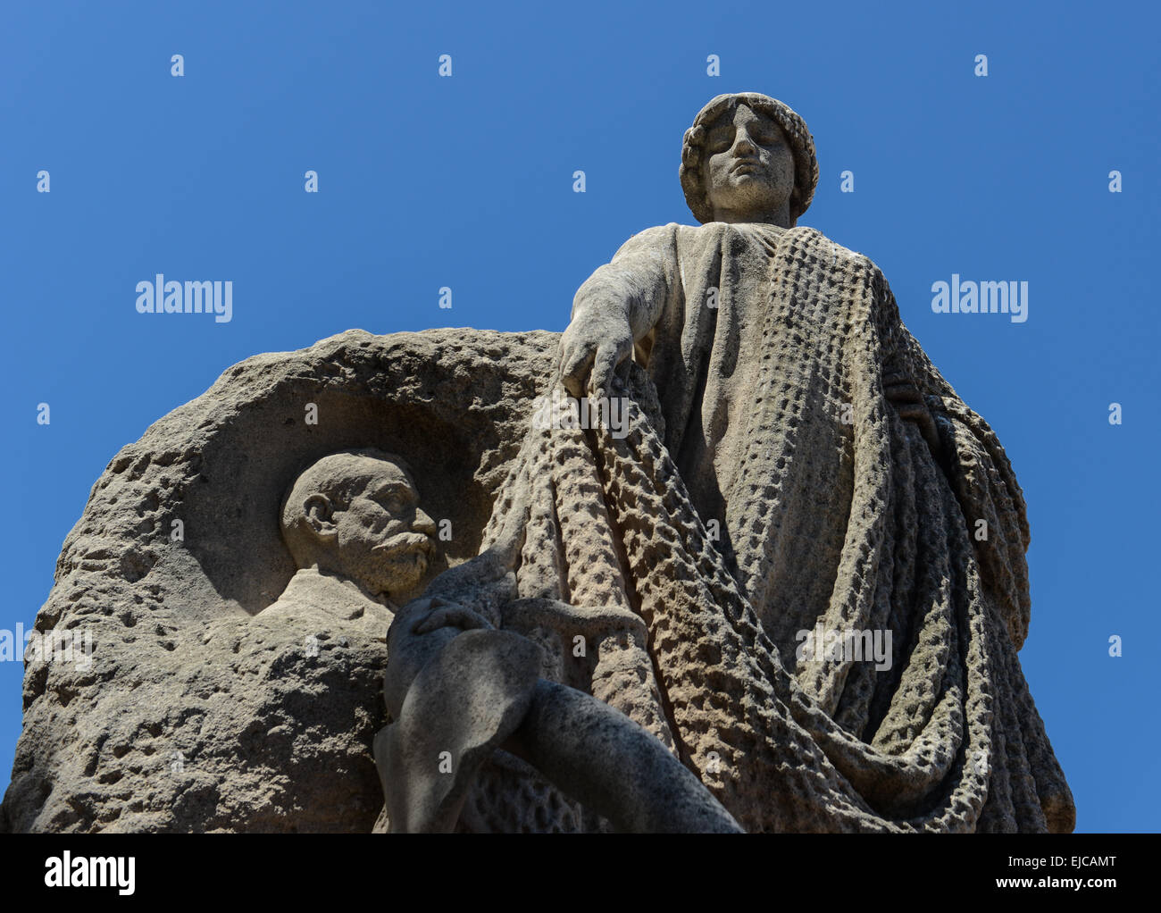 Prince Albert Statue in Monaco Stock Photo - Alamy