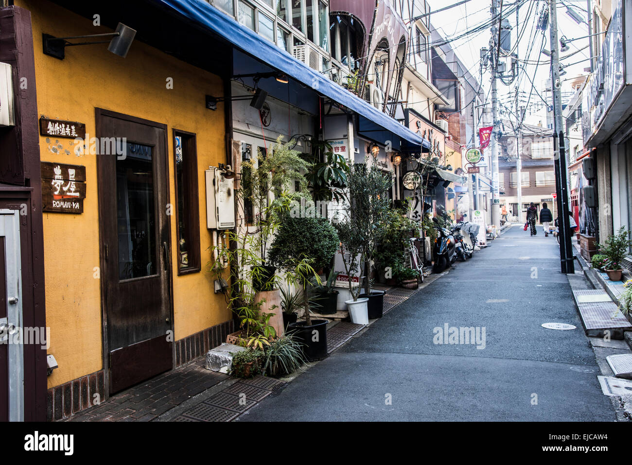 Small street near Yoyogiuehara station,Shibuya-Ku,Tokyo,Japan Stock ...