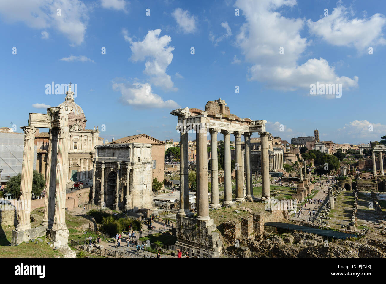 Forum in Rome Italy Stock Photo - Alamy