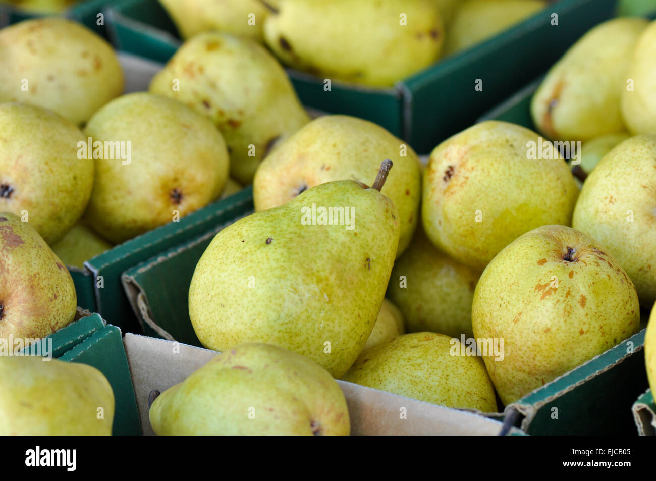 Pears in a Basket Stock Photo - Alamy