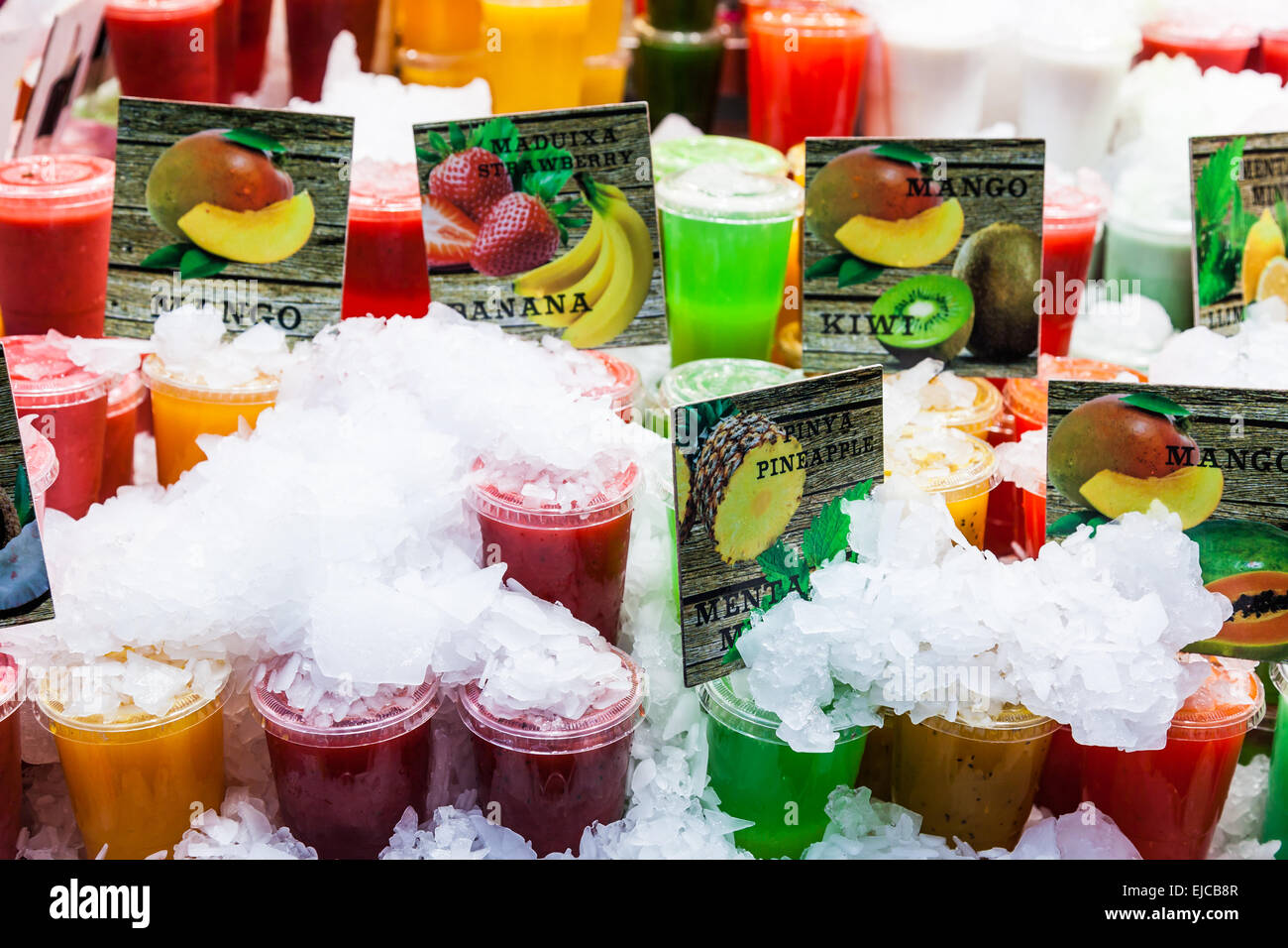 Fresh Fruit Juice Stock Photo - Alamy