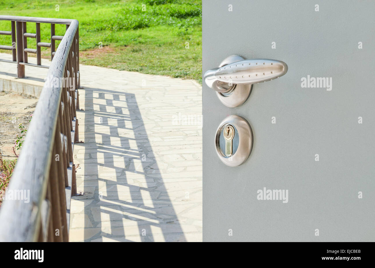 open door ladder Stock Photo - Alamy