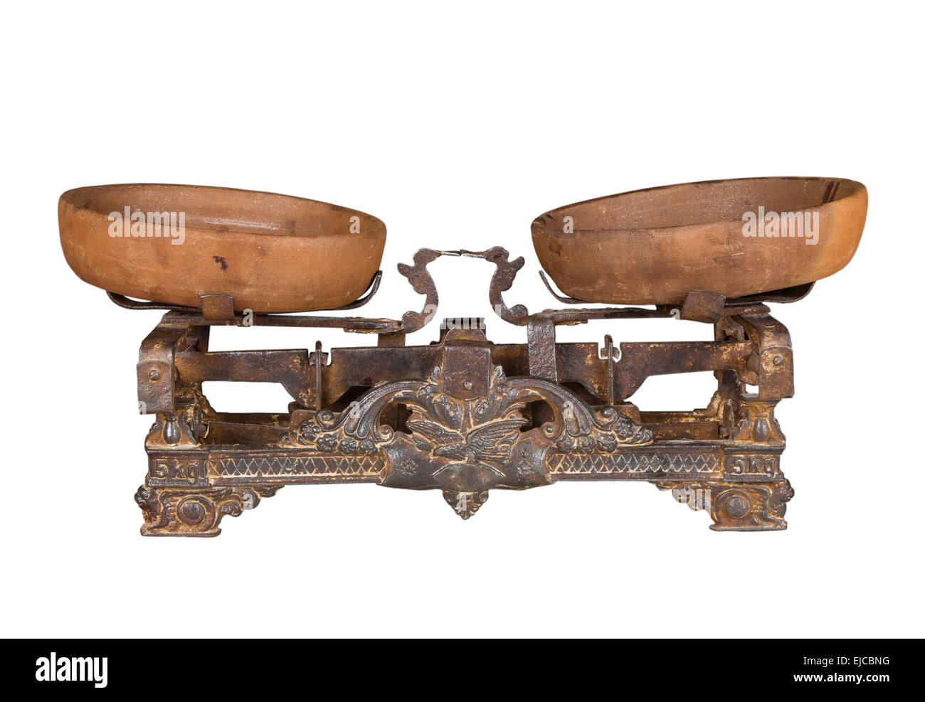 Retro weighing scales Cut Out Stock Images & Pictures - Alamy