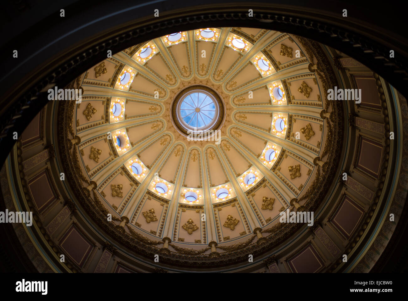 California State Capitol Interior of Rotunda Stock Photo - Alamy