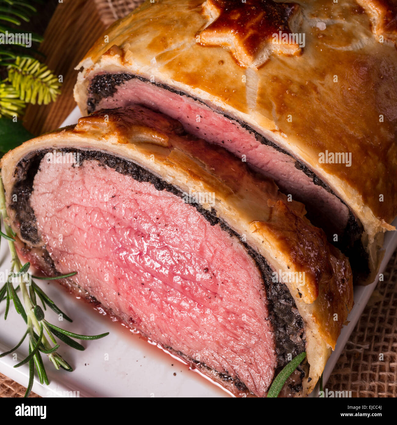 Beef wellington hi-res stock photography and images - Alamy