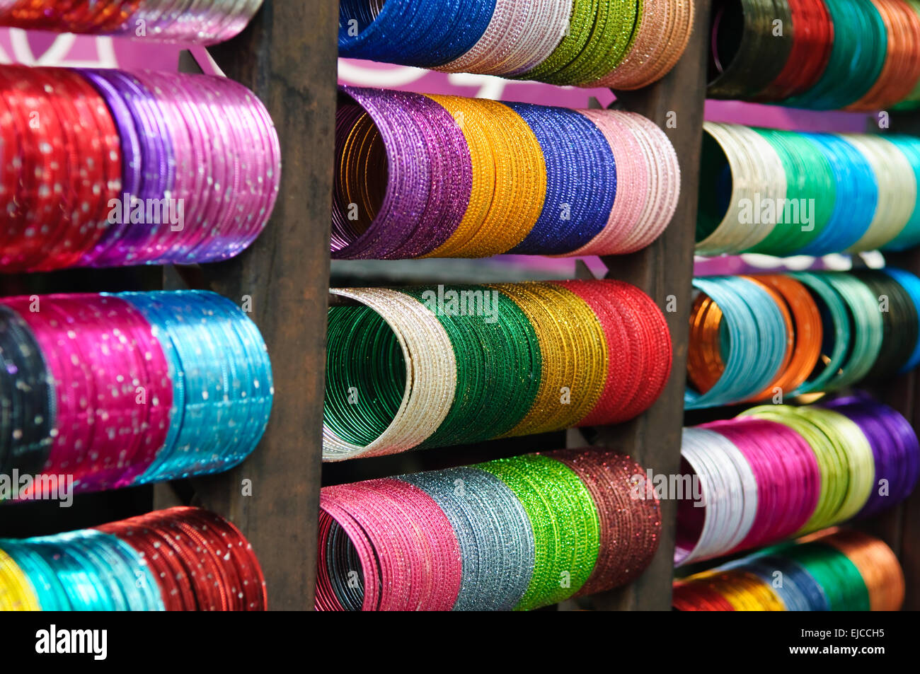 Colorful bangles closeup hi-res stock photography and images - Alamy