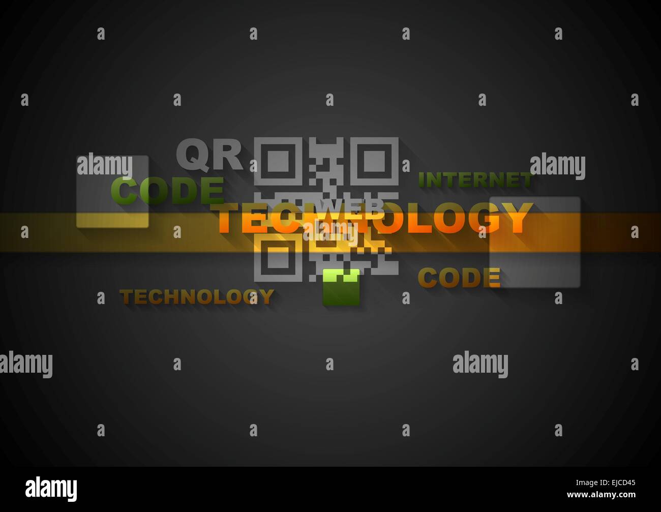 Concept dark technology background Stock Photo - Alamy