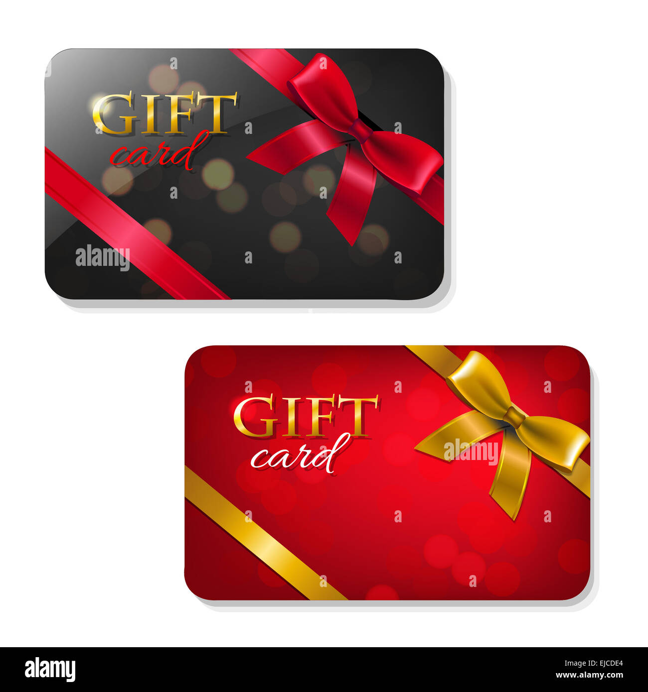 Gift Cards Big Set Stock Photo - Alamy