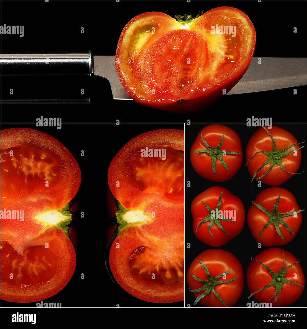 Tomatoes collage hi-res stock photography and images - Alamy