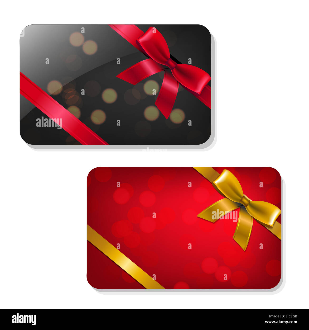 Set holiday cards happy Cut Out Stock Images & Pictures - Alamy